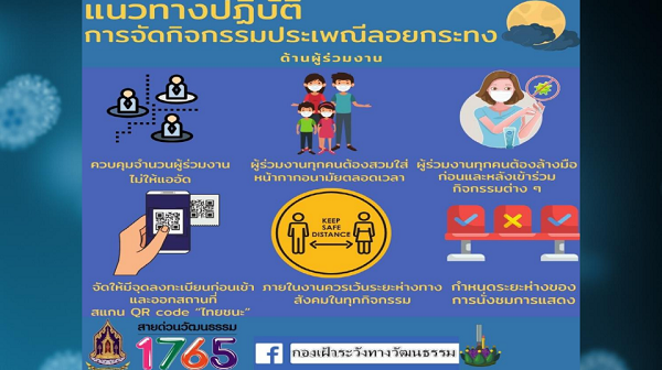 ชัดแล้ว! ศบค. ยืนยัน จัดงานลอยกระทงได้ ยึดมาตรการ DMHTT